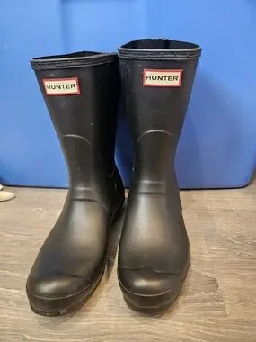 Hunter | Shoes | Hunter Black Rain Boots | Poshmark
